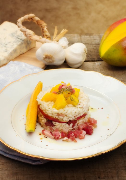Ricetta Risotto con Mango e Gorgonzola - Il Club delle Ricette