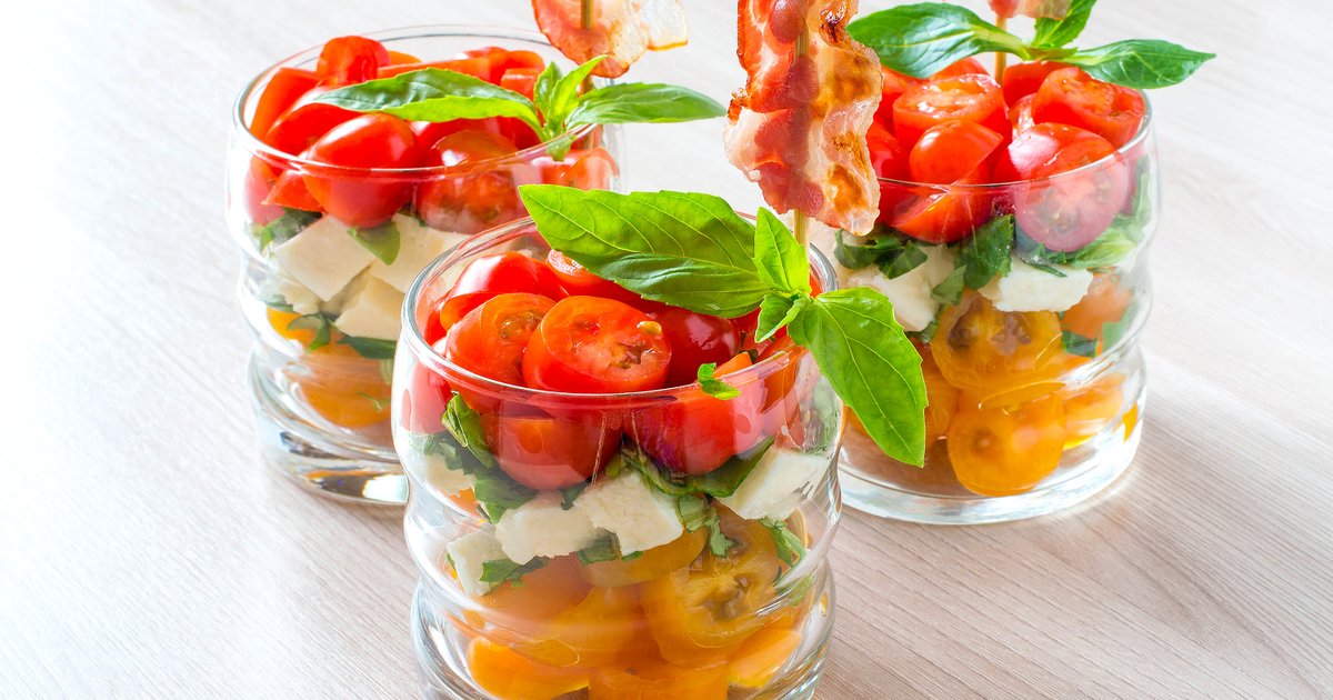Ricetta Caprese Finger Food con Pancetta - Il Club delle Ricette