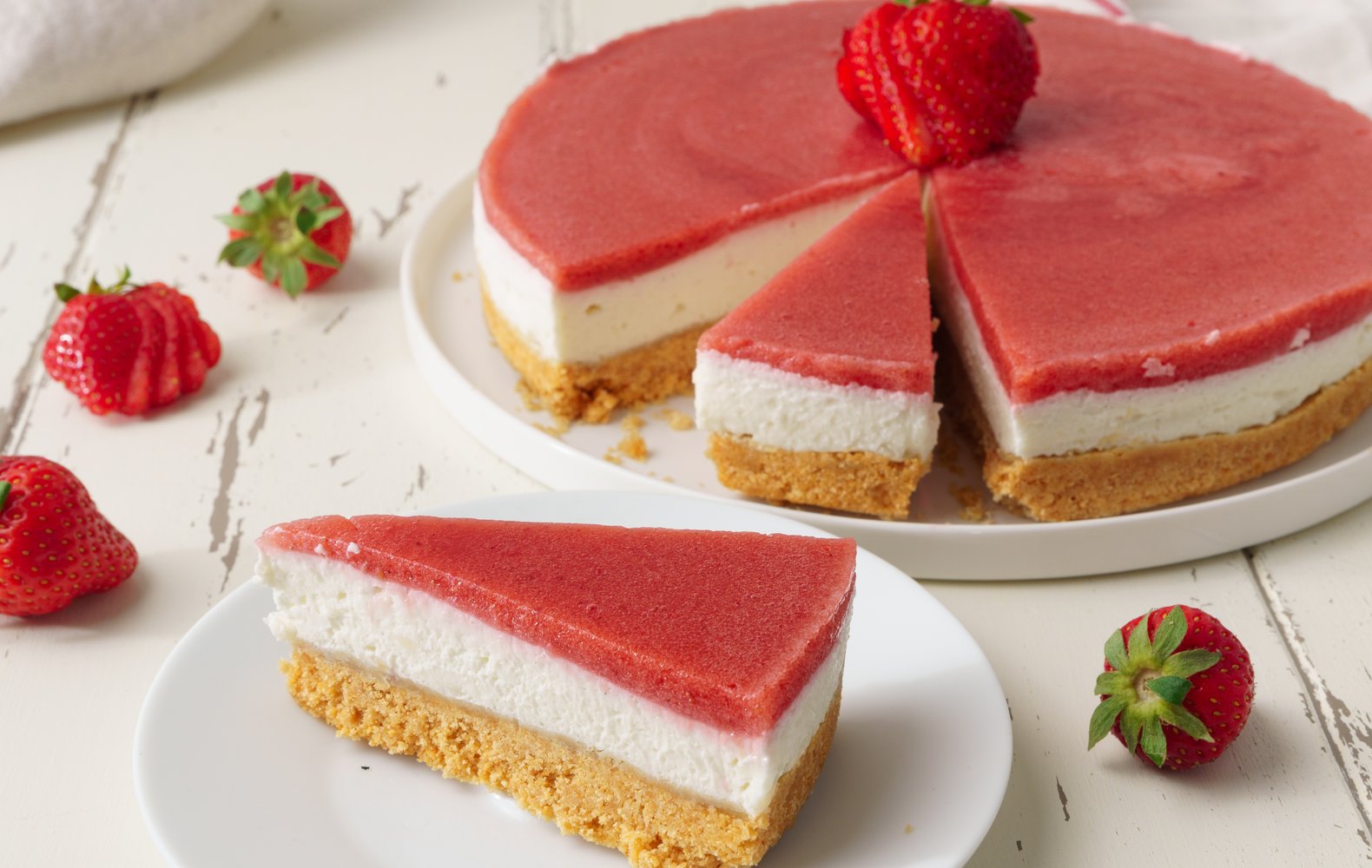 Ricetta Cheesecake alle Fragole - Il Club delle Ricette