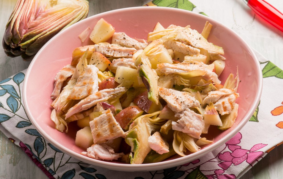 Ricetta Insalata di Pollo, Carciofi e Mele - Il Club delle Ricette