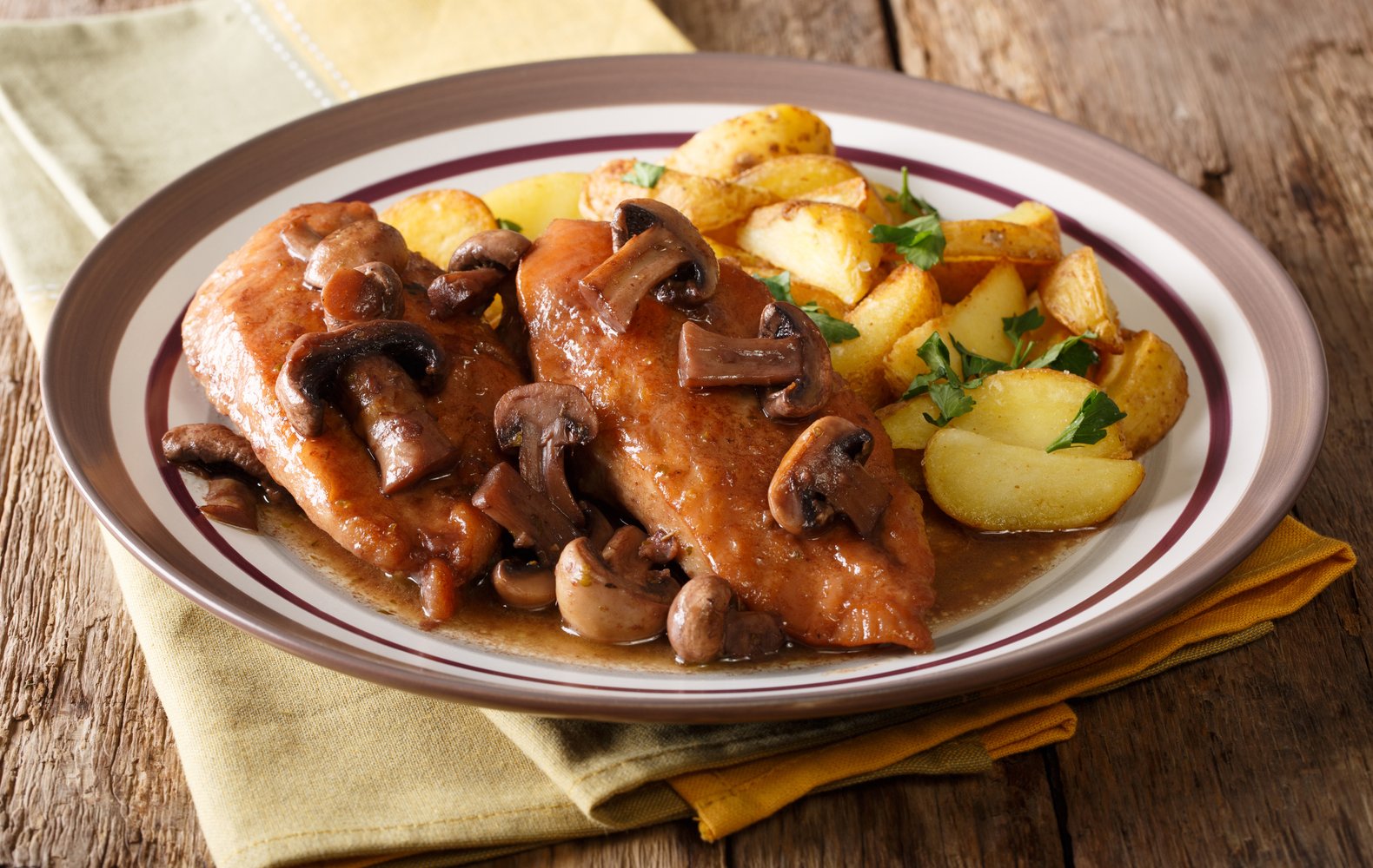 Ricetta Petti di Pollo al Marsala con i Funghi - Il Club delle Ricette