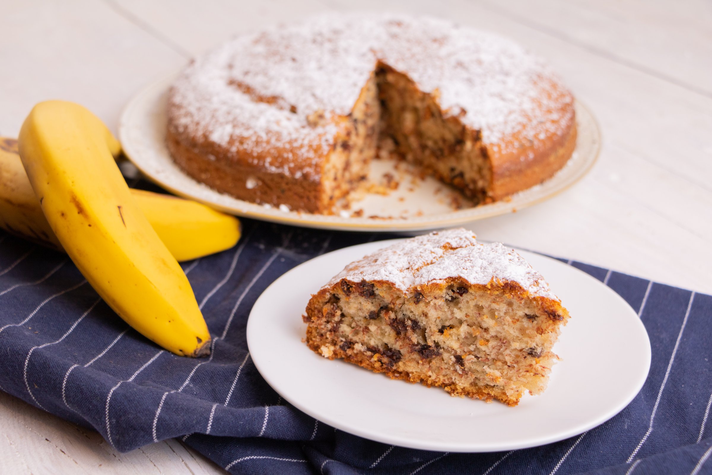 Ricetta Torta alle Banane e Gocce di Cioccolato - Il Club delle Ricette
