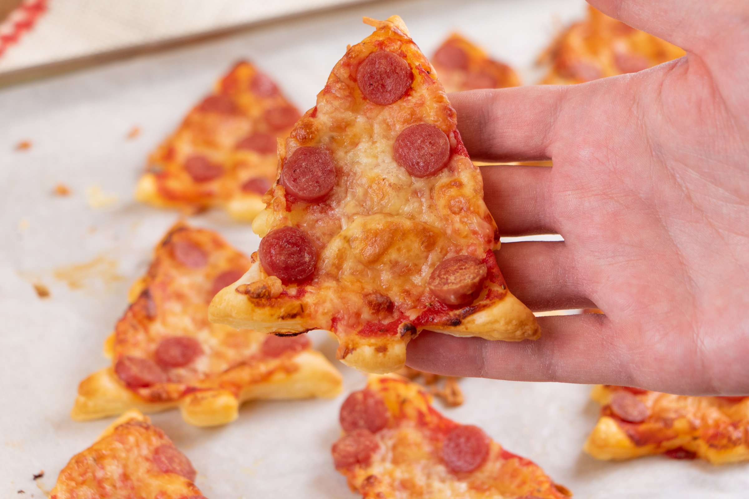 Ricetta Pizzette di Natale Alberello - Il Club delle Ricette