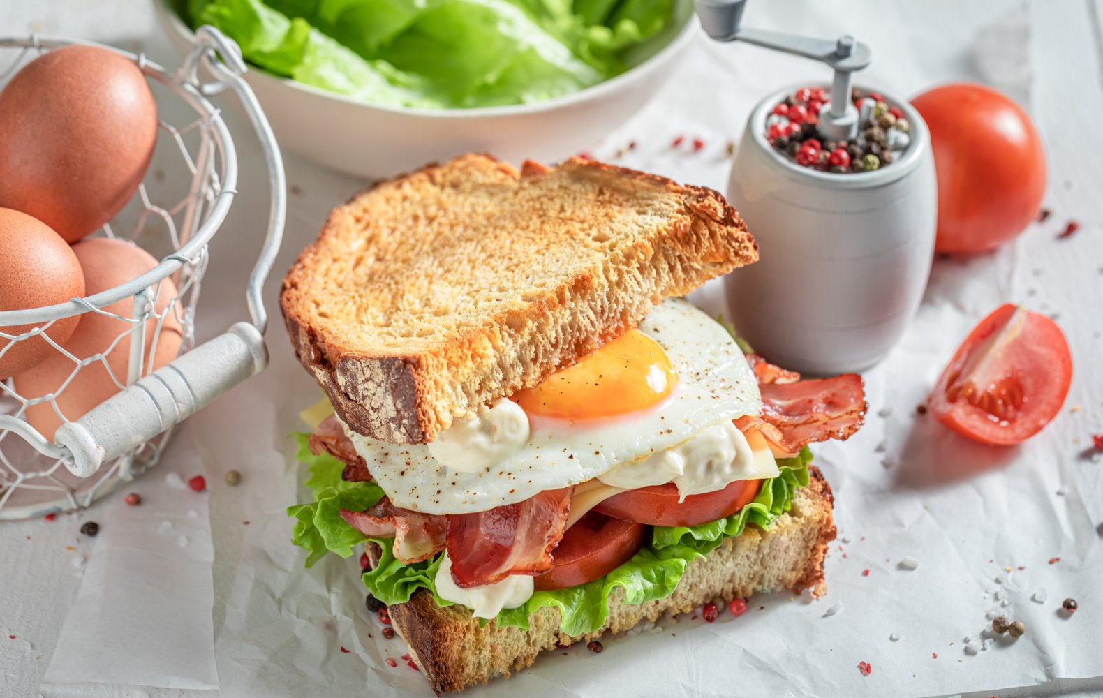 Ricetta Sandwich Colazione del Contadino - Il Club delle Ricette