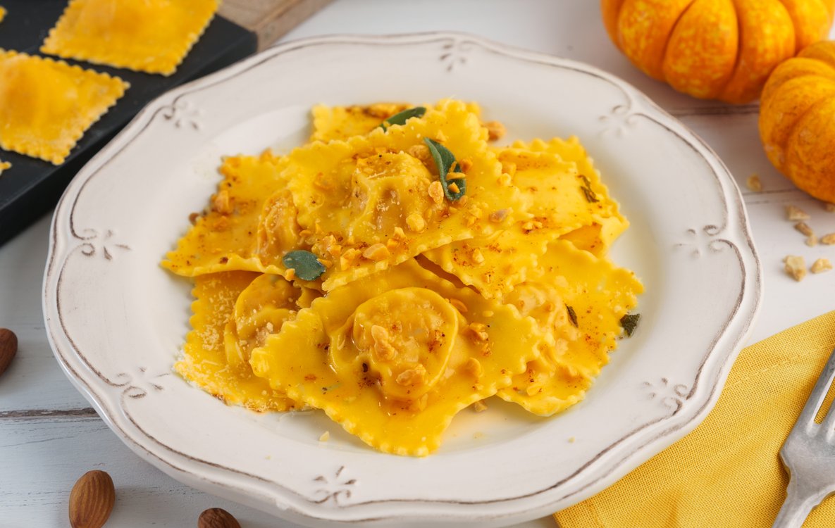 Ricetta Tortelli di Zucca e Mandorle - Il Club delle Ricette