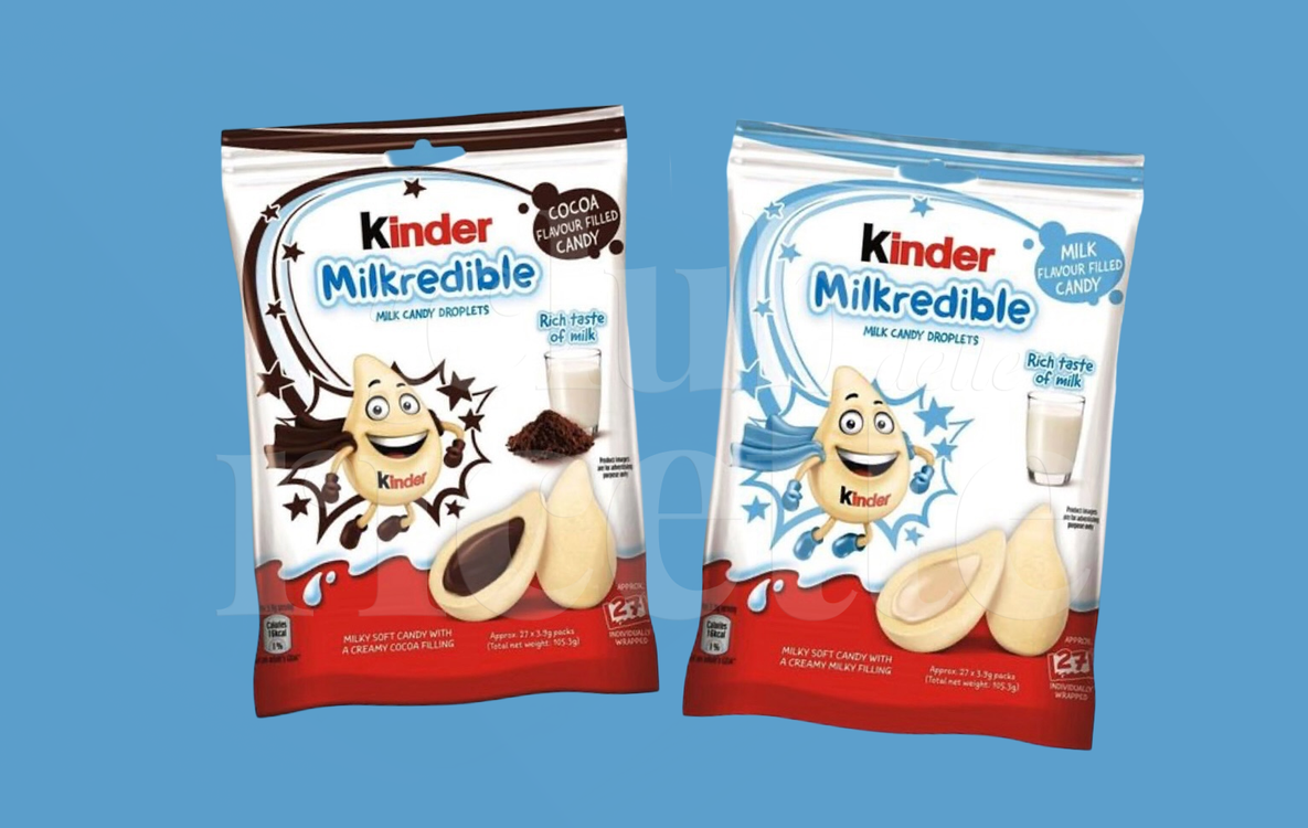 Kinder Lancia le Nuove Caramelle “Milkredible” dal Cuore Cremoso - Il ...