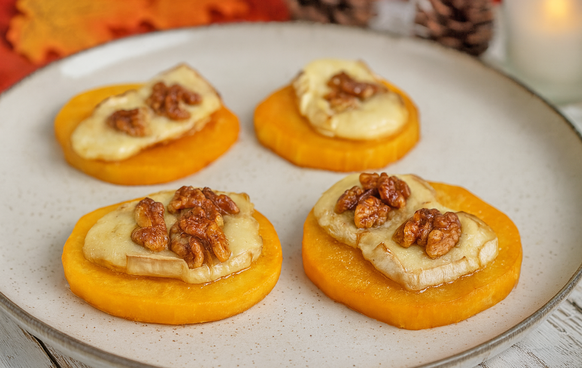 Ricetta Dischetti di Zucca con Brie e Noci in Friggitrice ad Aria - Il ...