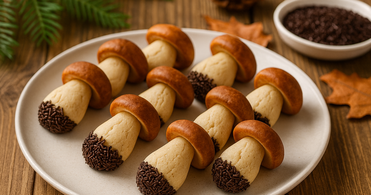 Ricetta Funghetti di Pasta Frolla - Il Club delle Ricette