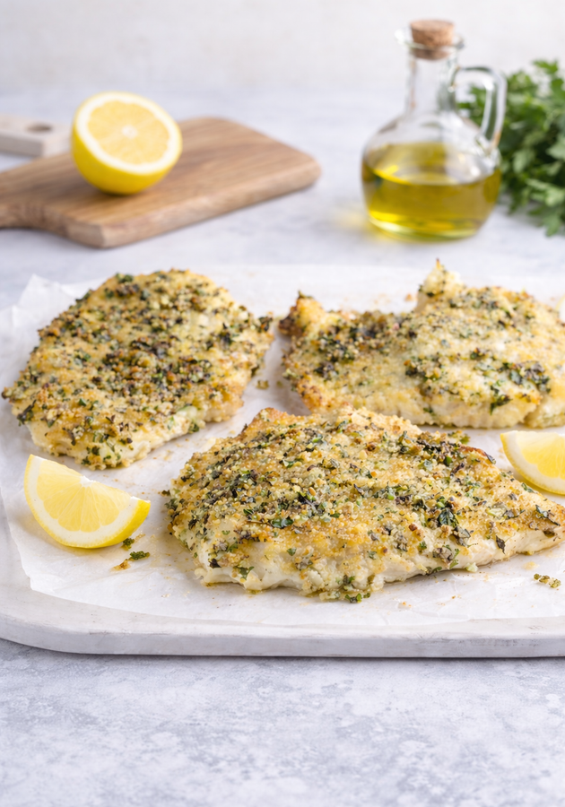 Ricetta Filetto di Pesce Persico al Forno Marinato al Prezzemolo - Il ...