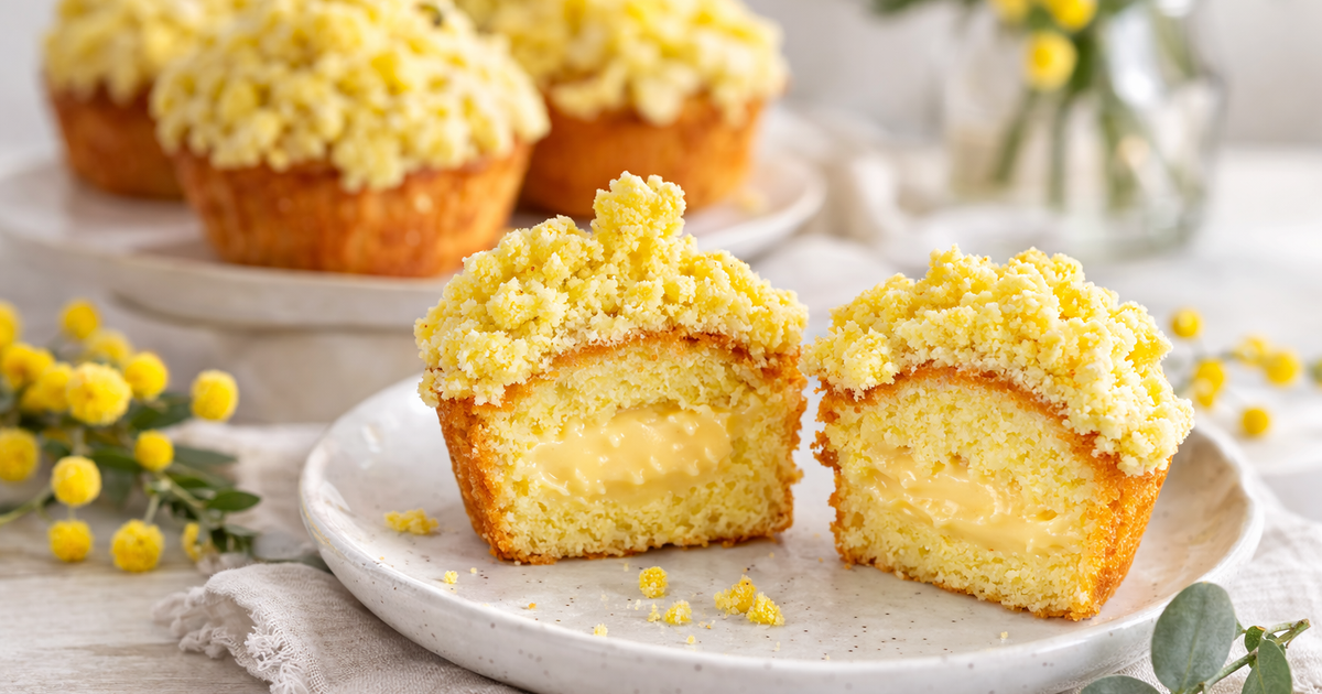Ricetta Muffin Mimosa - Il Club delle Ricette
