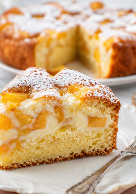 Ricetta Torta Nua con le Pesche - Il Club delle Ricette